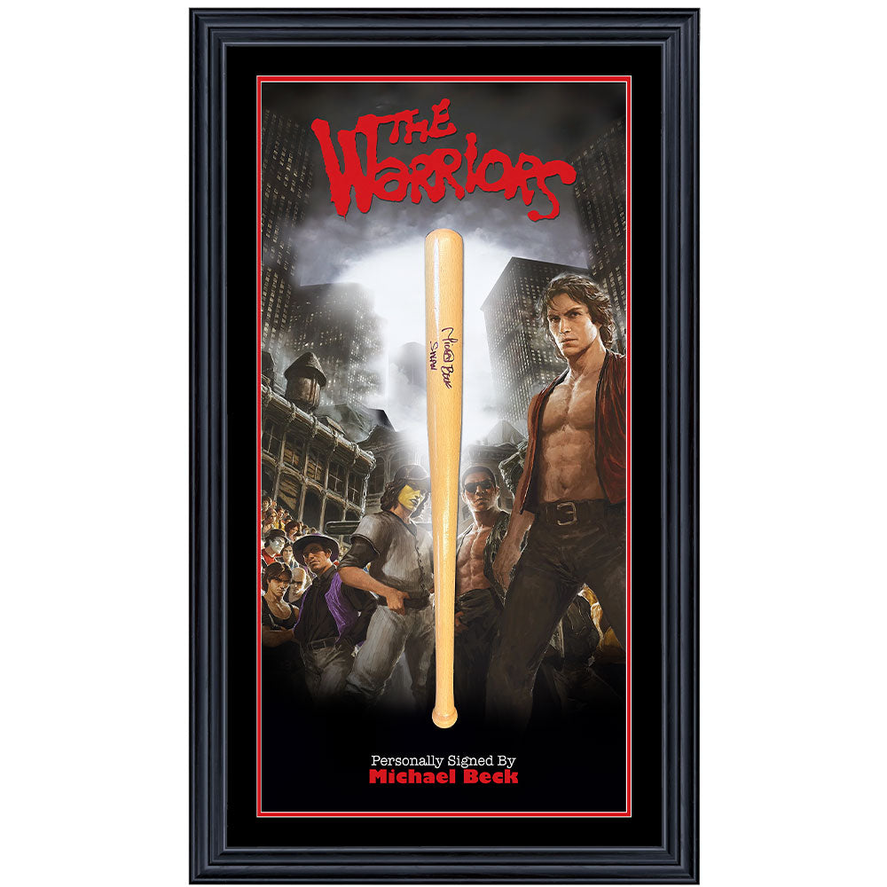 The Warriors Michael Beck Signed Baseball Bat Framed – exclusivesignings