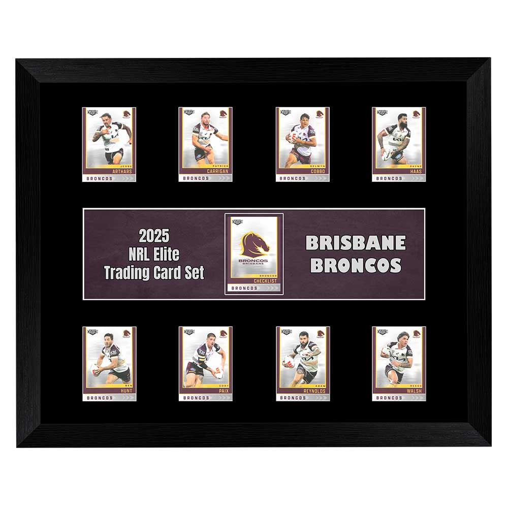 Brisbane Broncos 2025 Elite Trading Card Frame – exclusivesignings