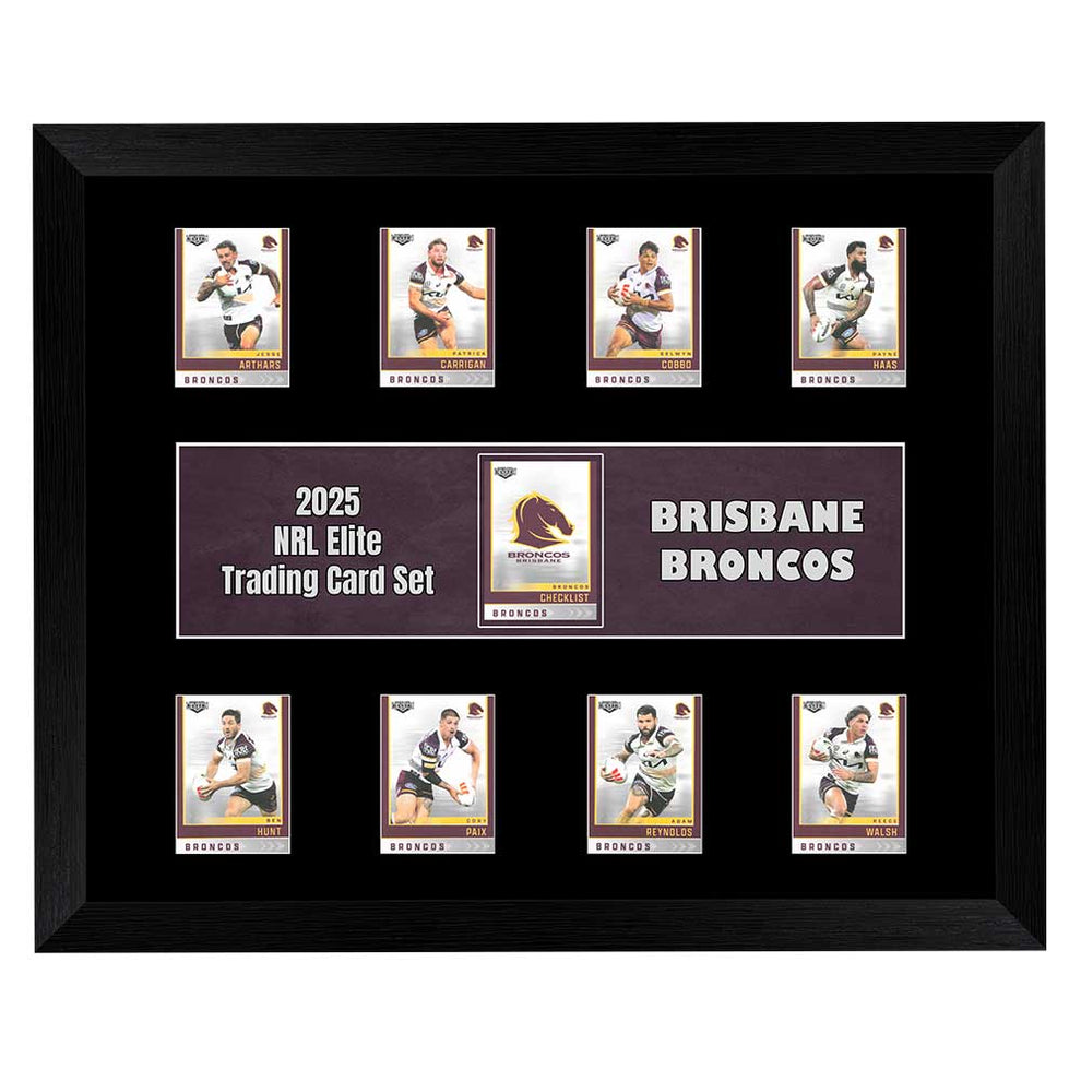 Brisbane Broncos 2025 Elite Trading Card Frame – exclusivesignings