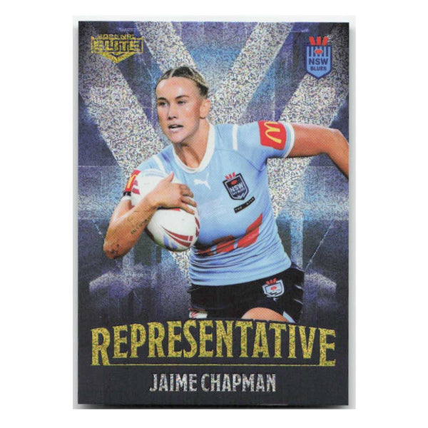 Jaime Chapman Representative Blues REP21/48 2025 NRL Elite Trading Car ...