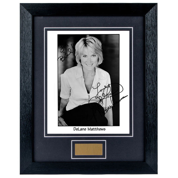 Delane Matthews Personally Signed Personalised portrait 8 x 10 Photogr ...