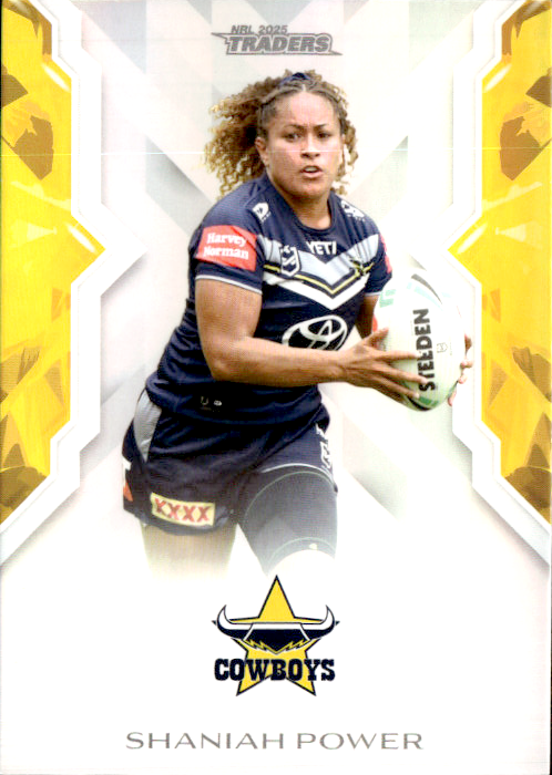 Shaniah Power Cowboys NRL Women 2025 NRL Traders Trading Card W 40/70 ...