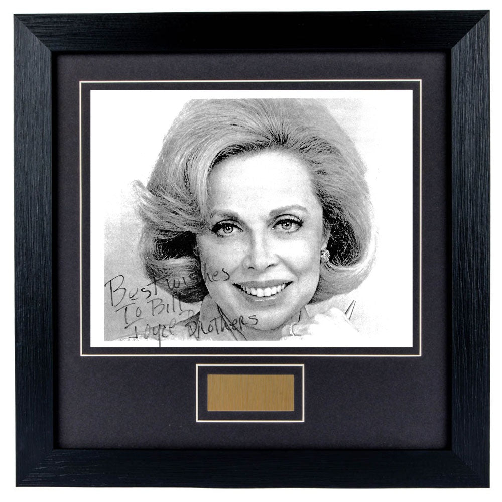 Joyce Brothers Personally Signed Author 8 x 10 Photograph Framed ...