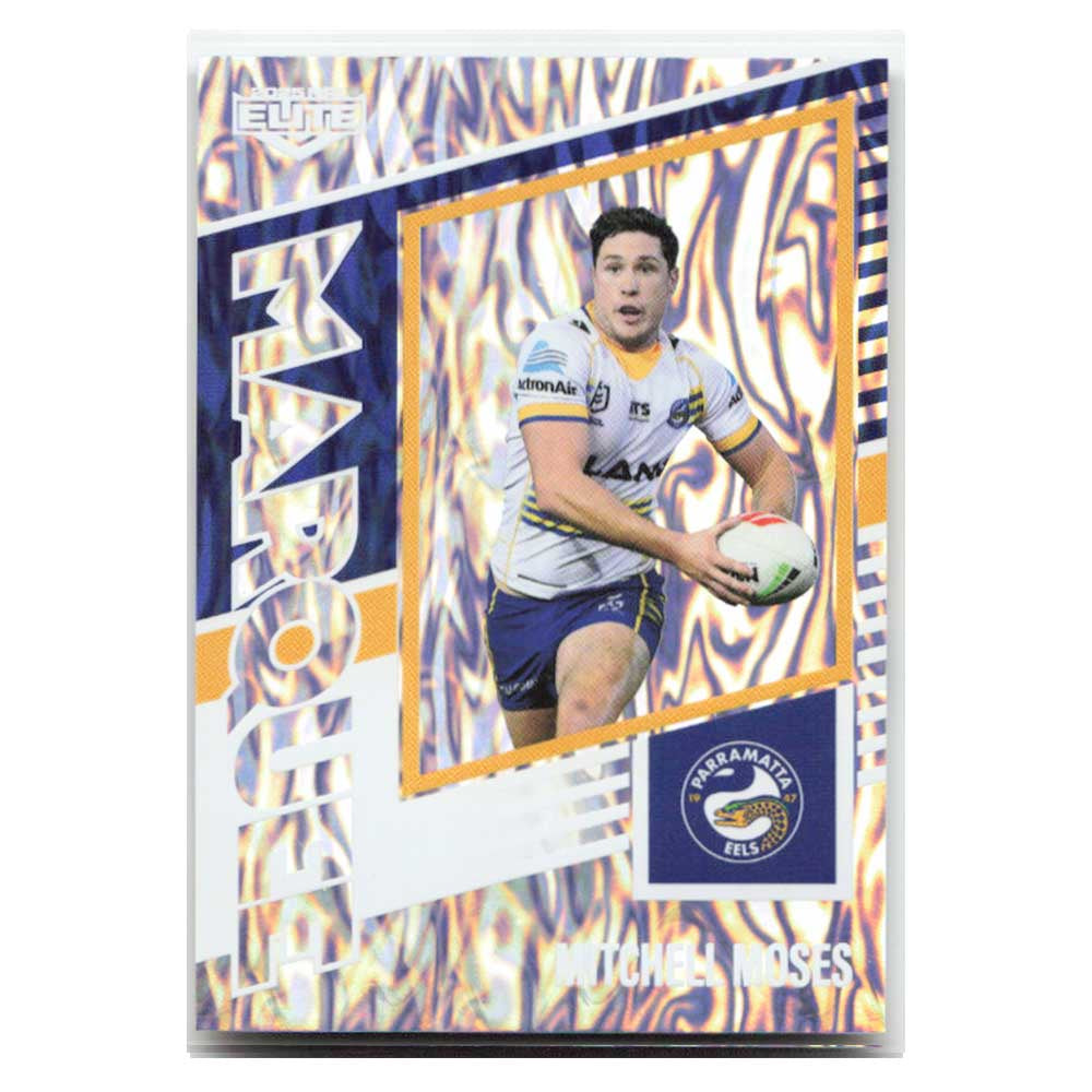 Mitchell Moses Marquee Eels M28/44 2025 NRL Elite Trading Card ...