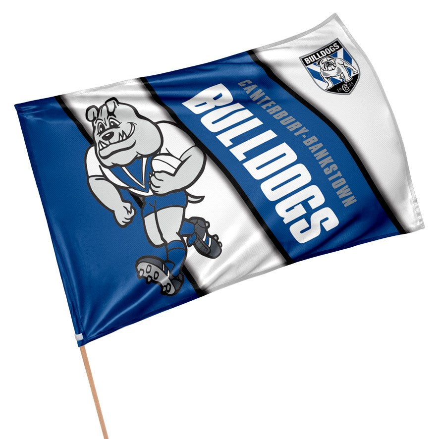 Canterbury Bulldogs NRL Retro Game Day Flag – exclusivesignings