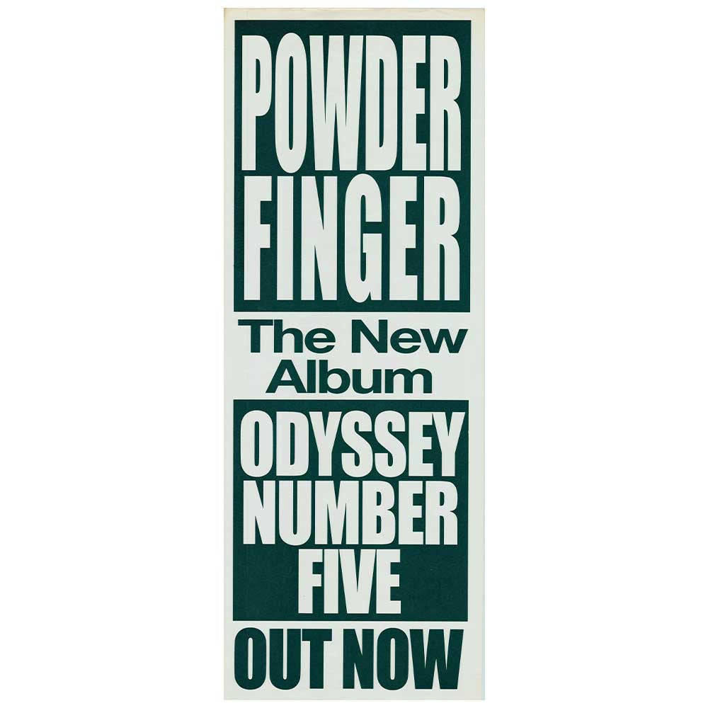 Powderfinger - Odyssey Number Five Promotional Vintage Daybill Poster ...