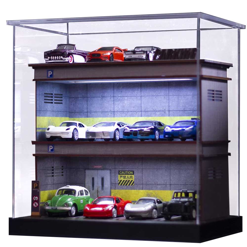 1:64 Scale Double Deck Model Car Parking Garage – exclusivesignings