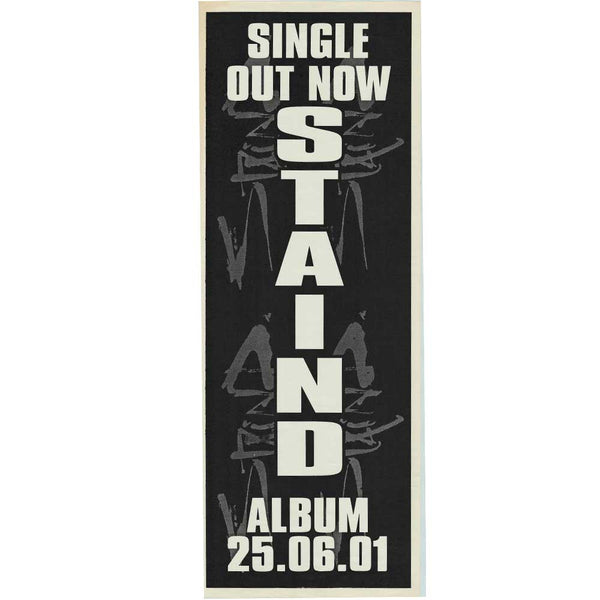 Staind - 2001 Promotional Vintage Daybill Poster Unframed ...