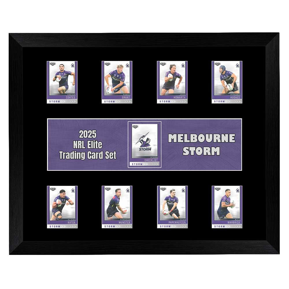 Melbourne Storm 2025 Elite Trading Card Frame – exclusivesignings
