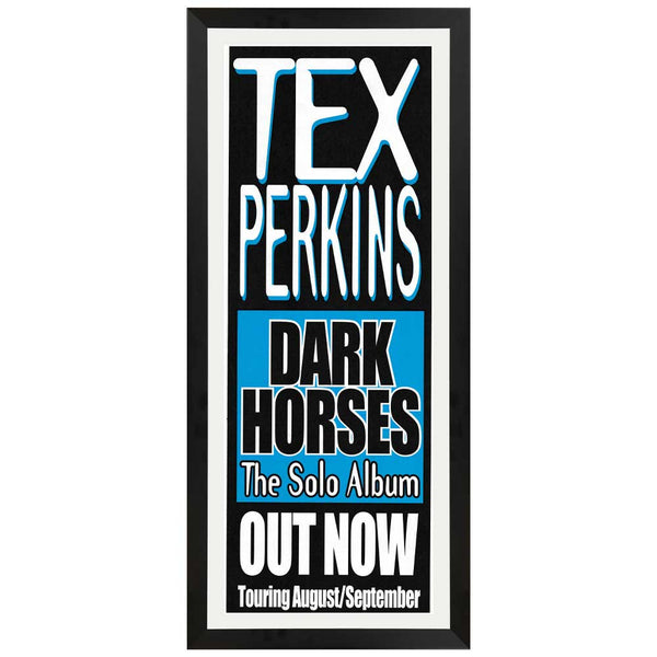 Tex Perkins - Dark Horses Daybill Poster Framed – exclusivesignings