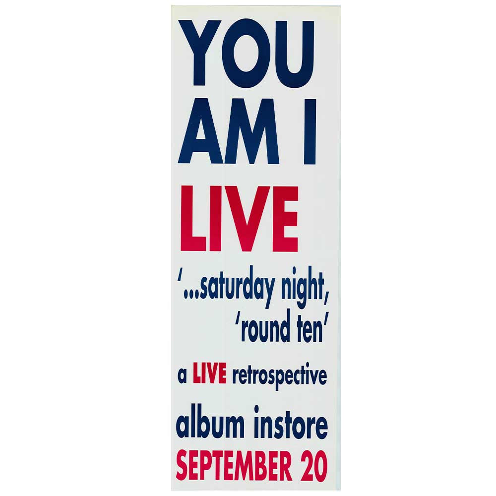 You Am I - Live Album Promotional Vintage Daybill Poster Unframed ...