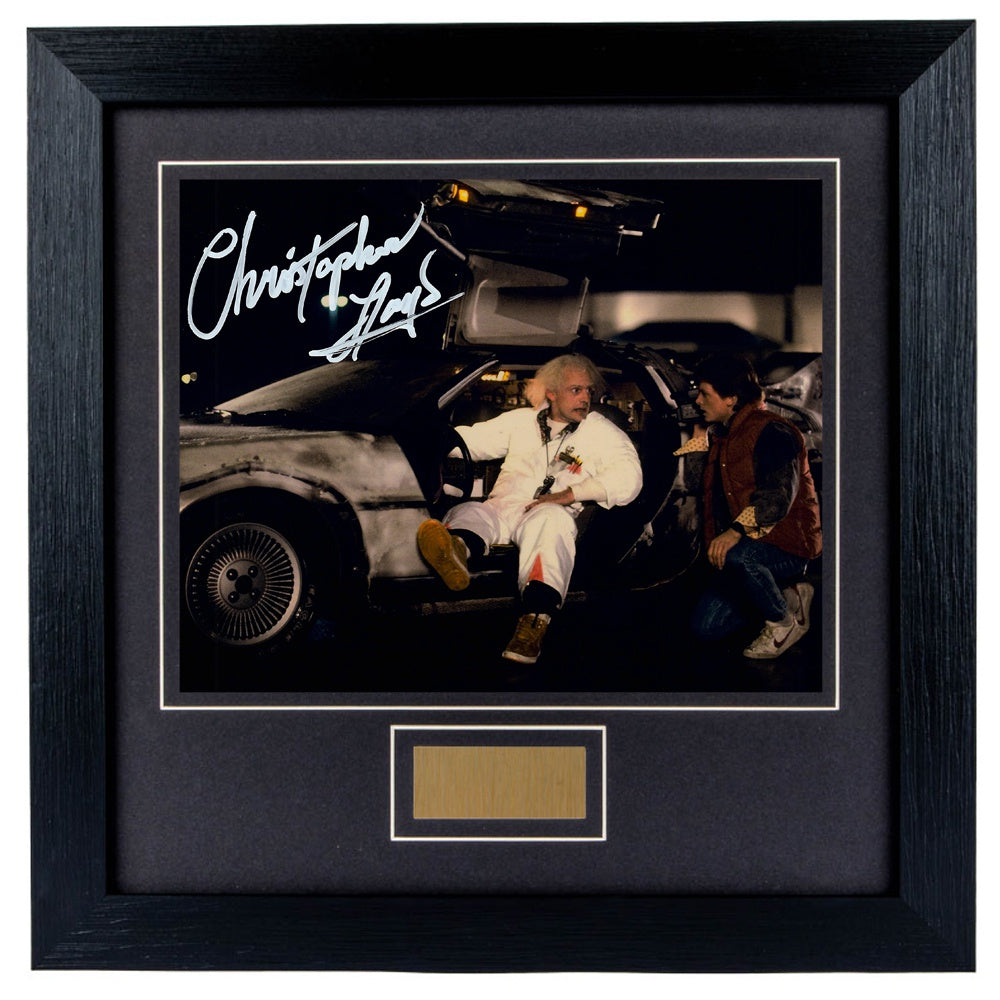 Christopher Lloyd Personally Signed Back To The Future V3 8 x 10 Photo ...