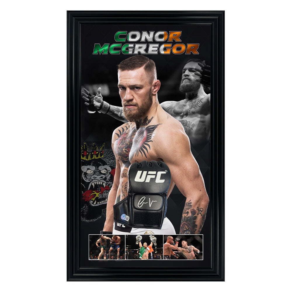 Conor McGregor Signed Glove Framed (3rd Party) – exclusivesignings