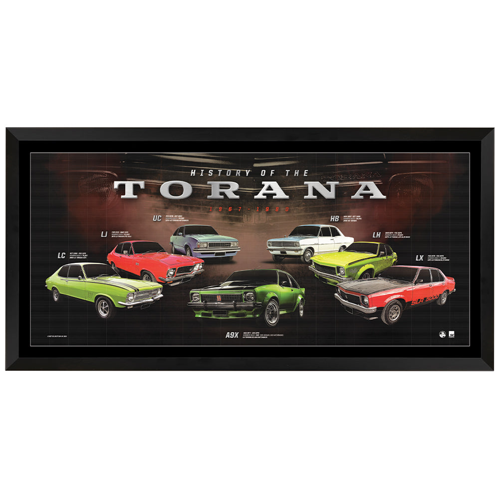 History Of The Torana Print Framed – exclusivesignings