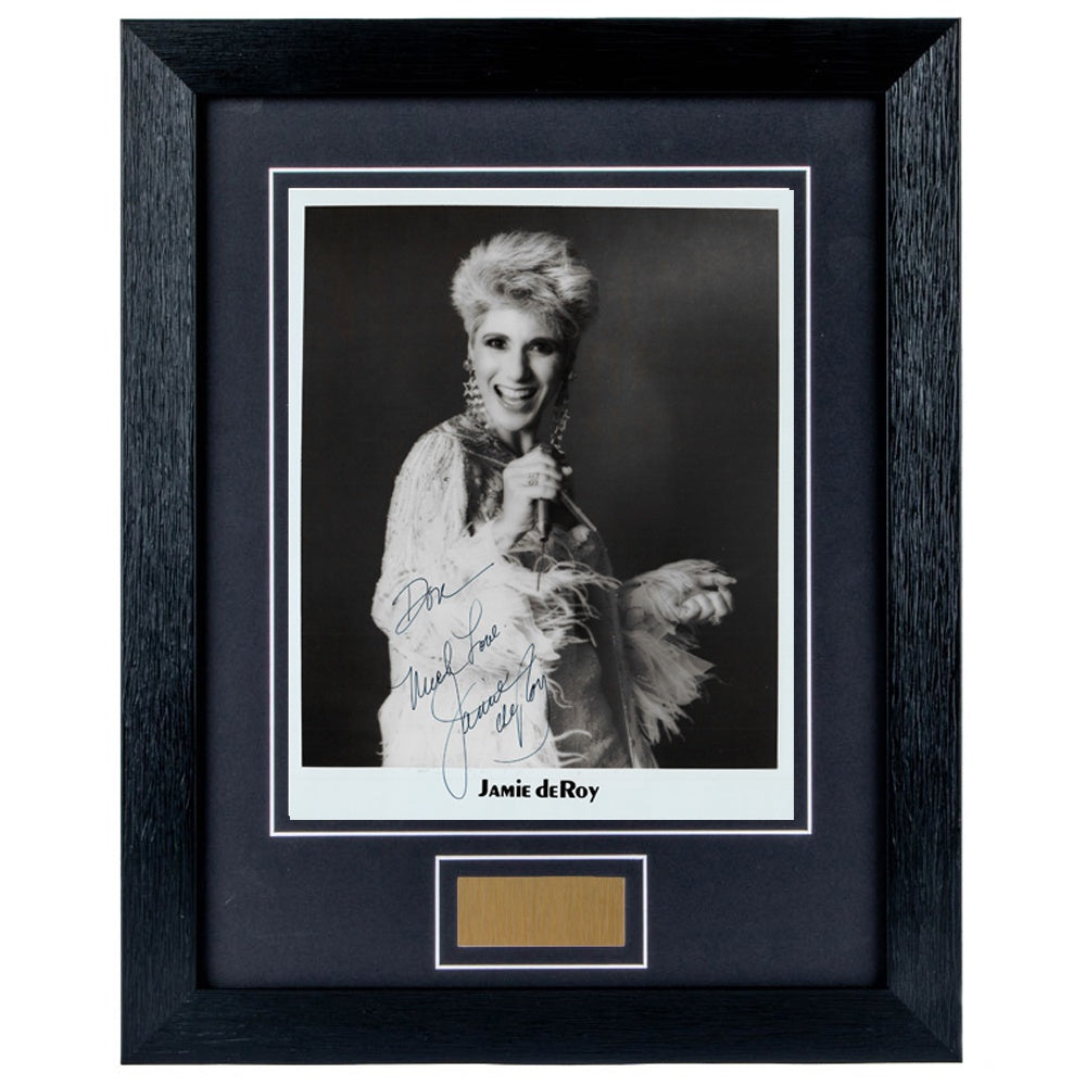 Jamie De Roy Personally Signed Personalised 8 x 10 Photograph Framed ...