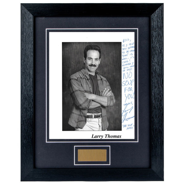 Larry Thomas Personally Signed Seinfeld personalised 8 x 10 Photograph ...