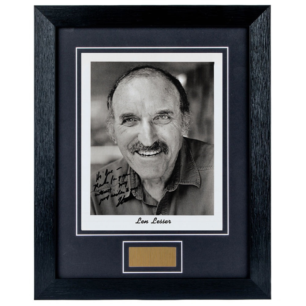 Len Lesser Personally Signed Seinfeld 8 x 10 Photograph Framed ...