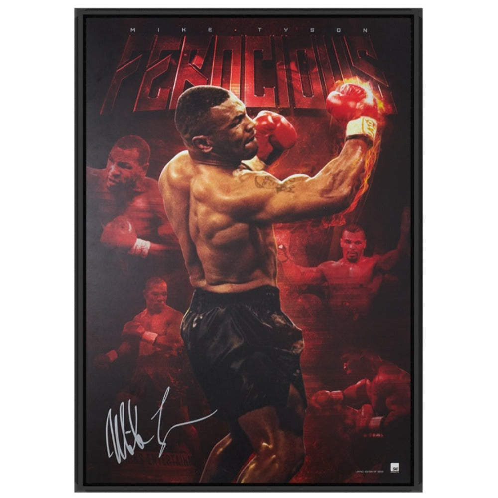 Mike Tyson Ferocious Sportsprint Framed – exclusivesignings