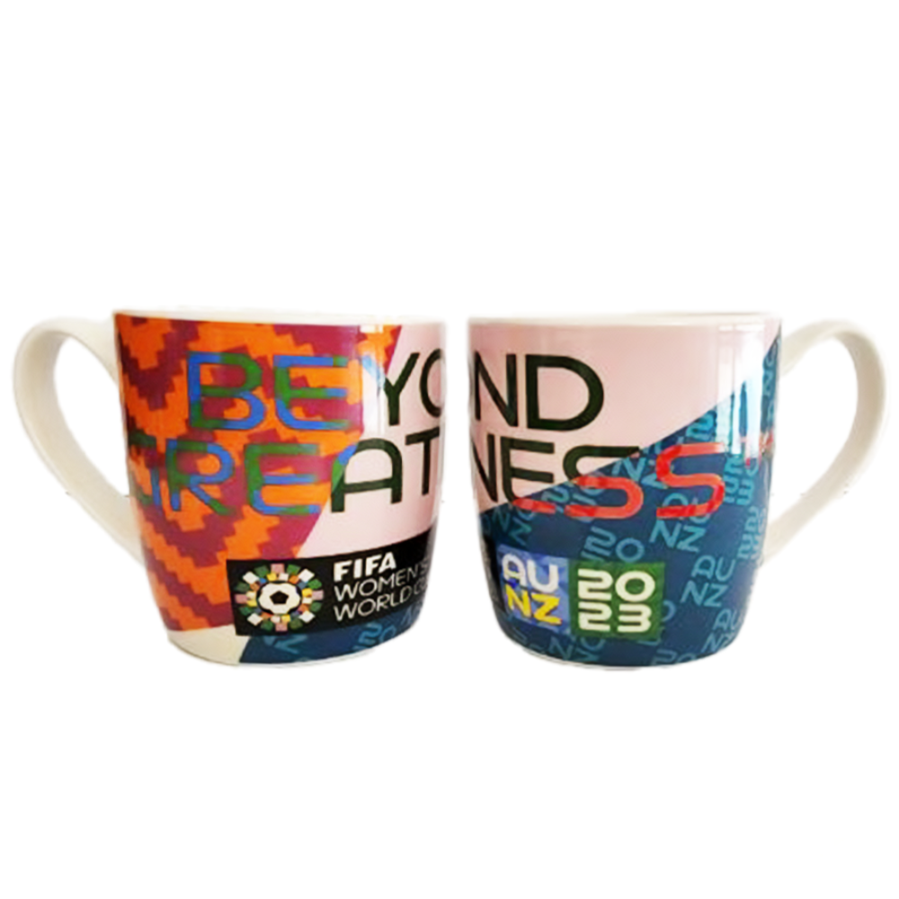 FIFA Womens World Cup 2023 Logo Barrel Coffee Cup Mug – exclusivesignings