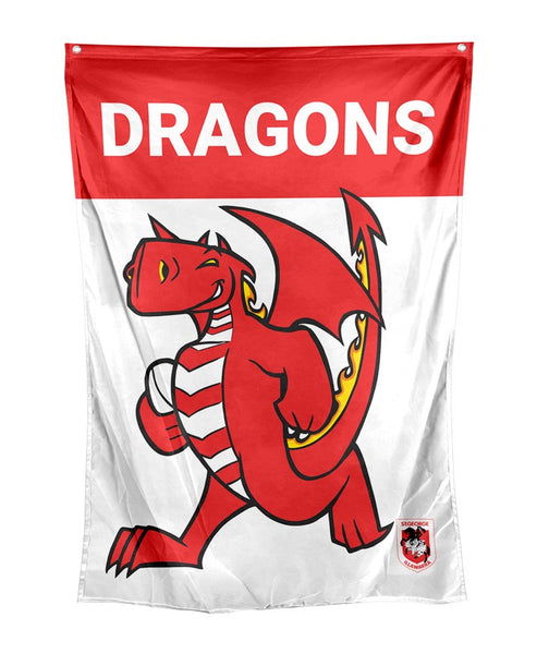 St George Dragons NRL Mascot Wall Flag – exclusivesignings