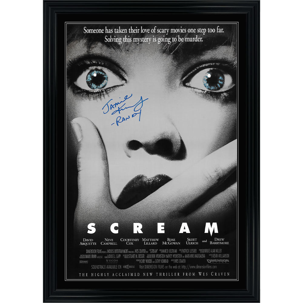 Jamie Kennedy Scream Signed Movie Poster Framed – exclusivesignings
