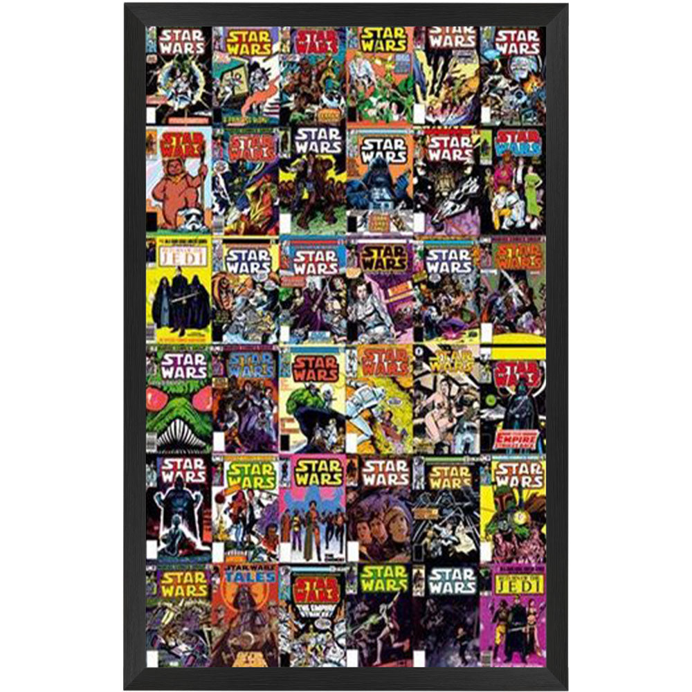 Star Wars Comic Covers Poster Framed – exclusivesignings