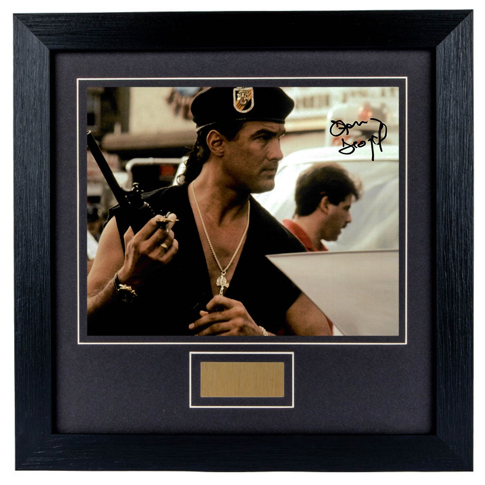 Steven Seagal Out for Justice Personally Signed 8 x 10 Photo Framed ...