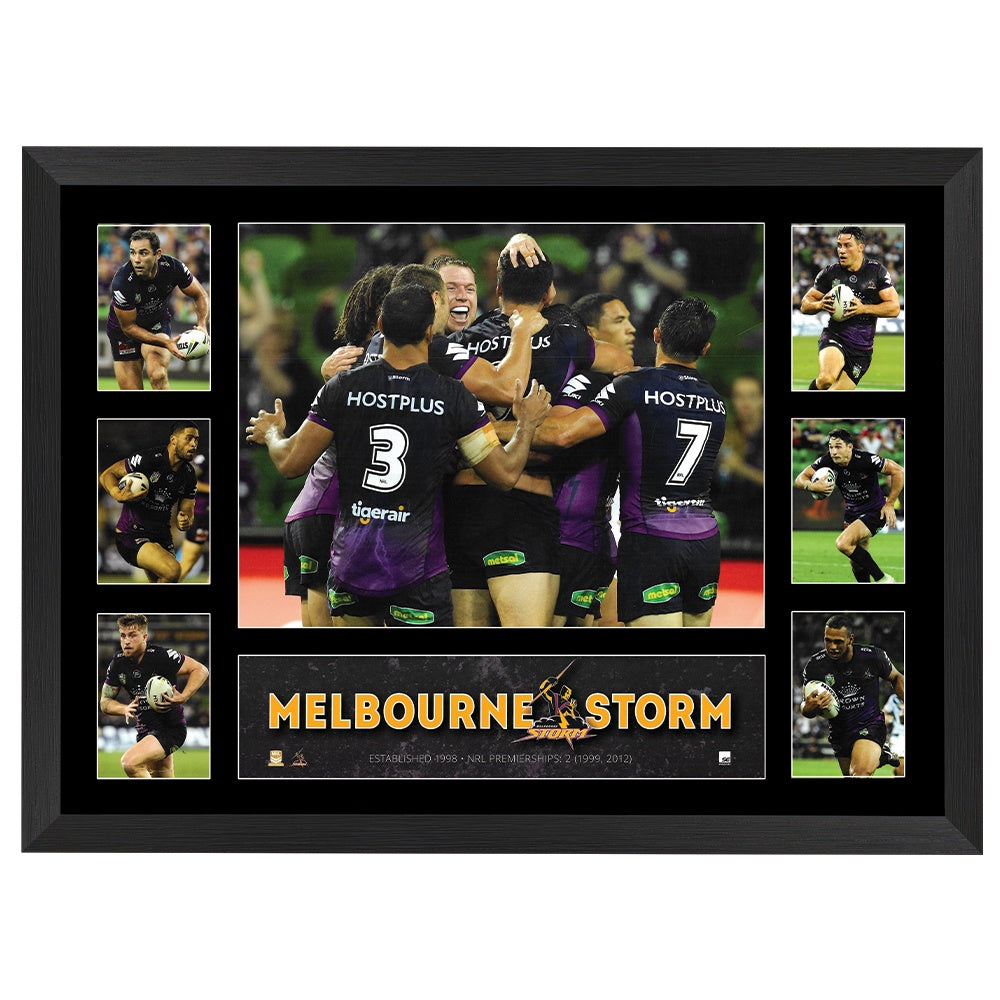 Melbourne Storm Commemorative Tribute Print Framed – exclusivesignings