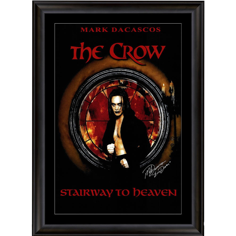 Mark Dacascos Signed The Crow Stairway To Heaven Movie Poster 1 Framed ...