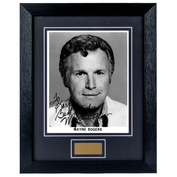 Wayne Rogers Personally Signed Personalised 8 x 10 Photograph Framed ...