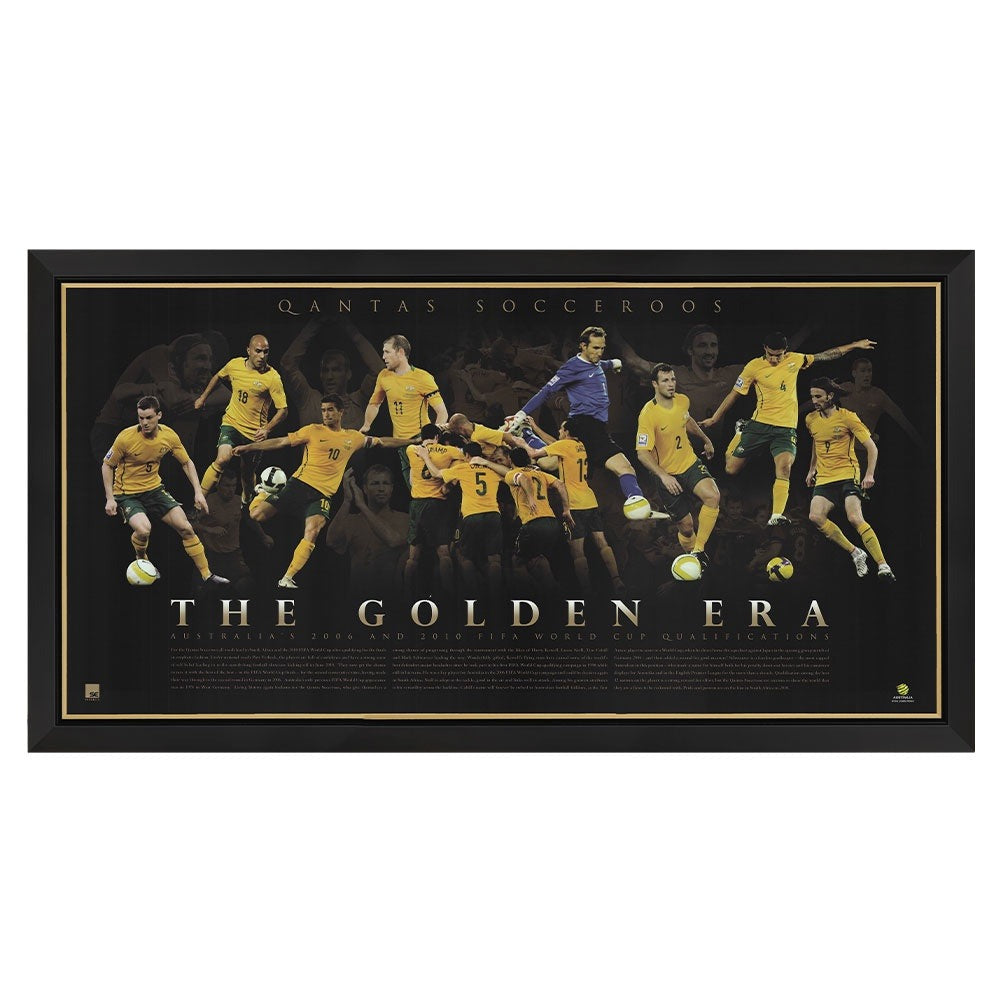 Socceroos The Golden Era Framed – exclusivesignings