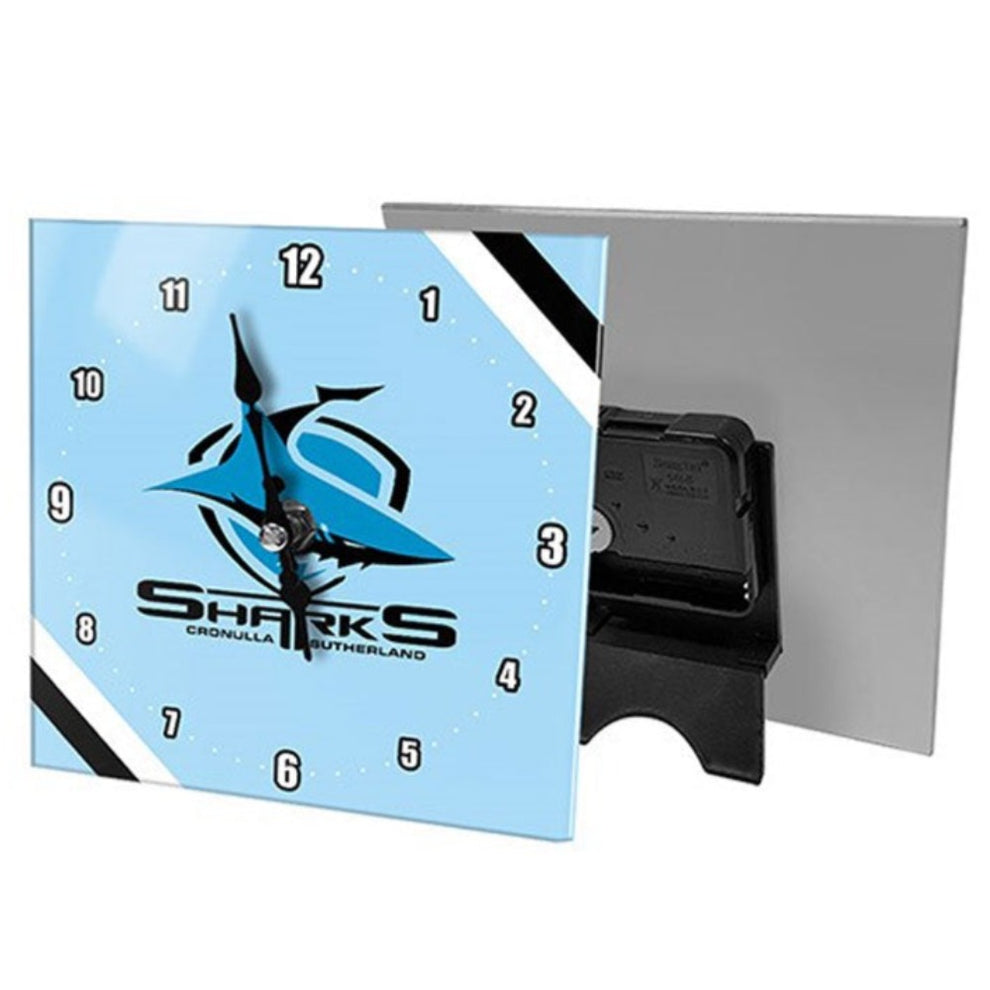 SHARKS MINI GLASS CLOCK – exclusivesignings