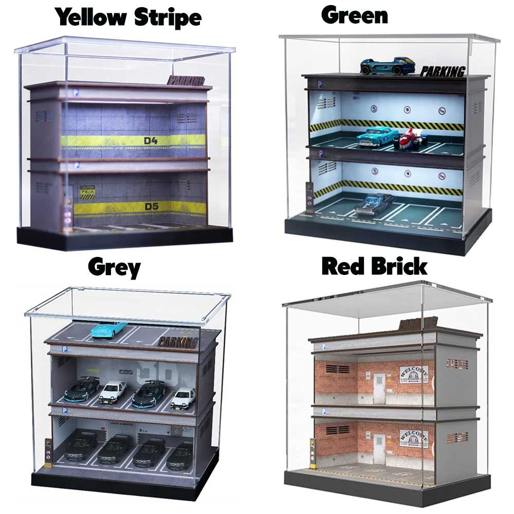 1:64 Scale Double Deck Model Car Parking Garage – exclusivesignings