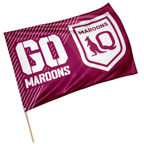 QLD 2023 G0 Maroons Game Day Flag – exclusivesignings