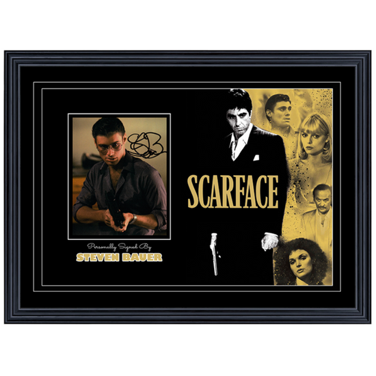 Scarface Steven Bauer Signed 8x10 Photo 2 Framed – exclusivesignings