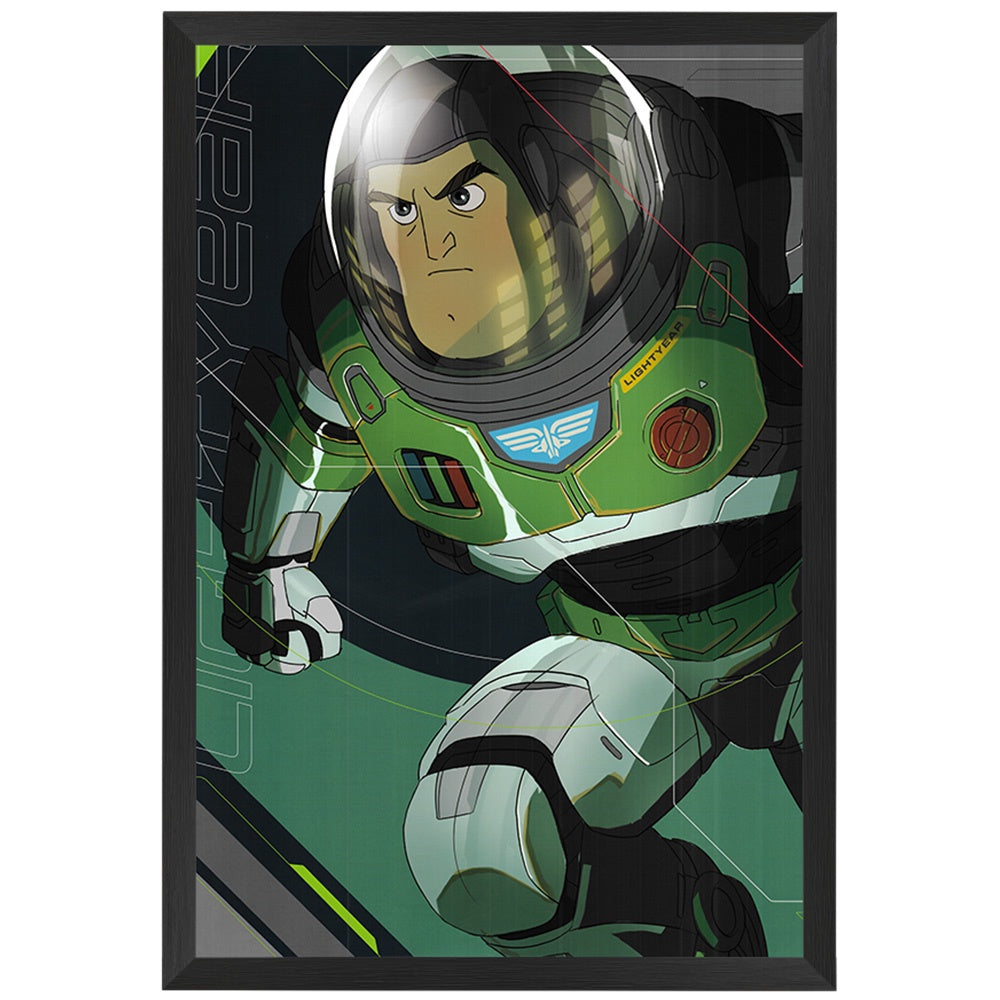 Buzz Lightyear Movie Poster Framed – exclusivesignings