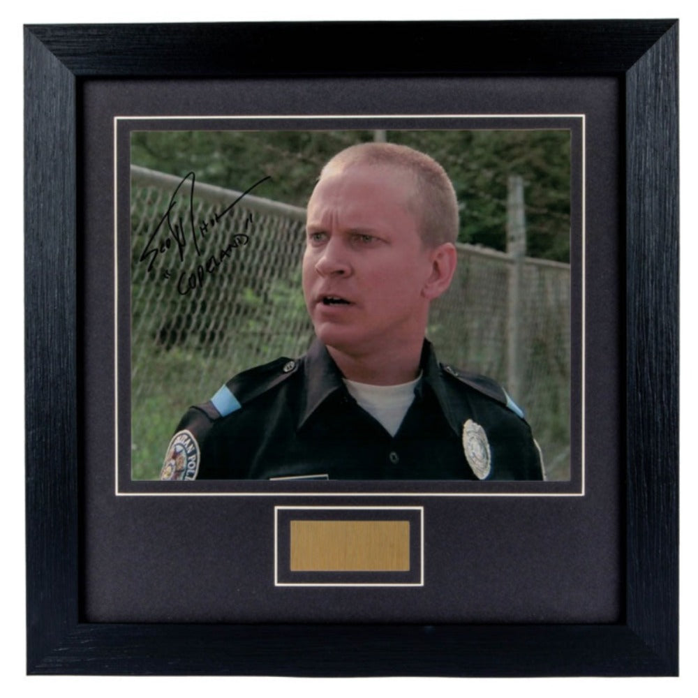 Scott Thomson Police Academy Signed Framed Photo – exclusivesignings