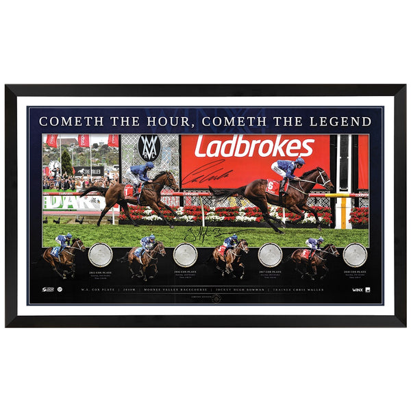 Winx Cometh The Hour Cometh The Legend Dual Signed Print Framed ...