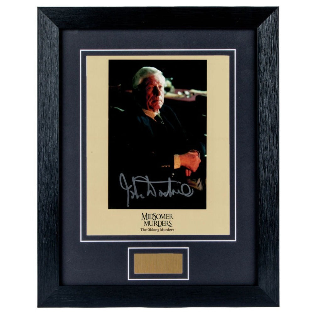 John Woodvine Midsomer Murders Signed Frame Photo – exclusivesignings