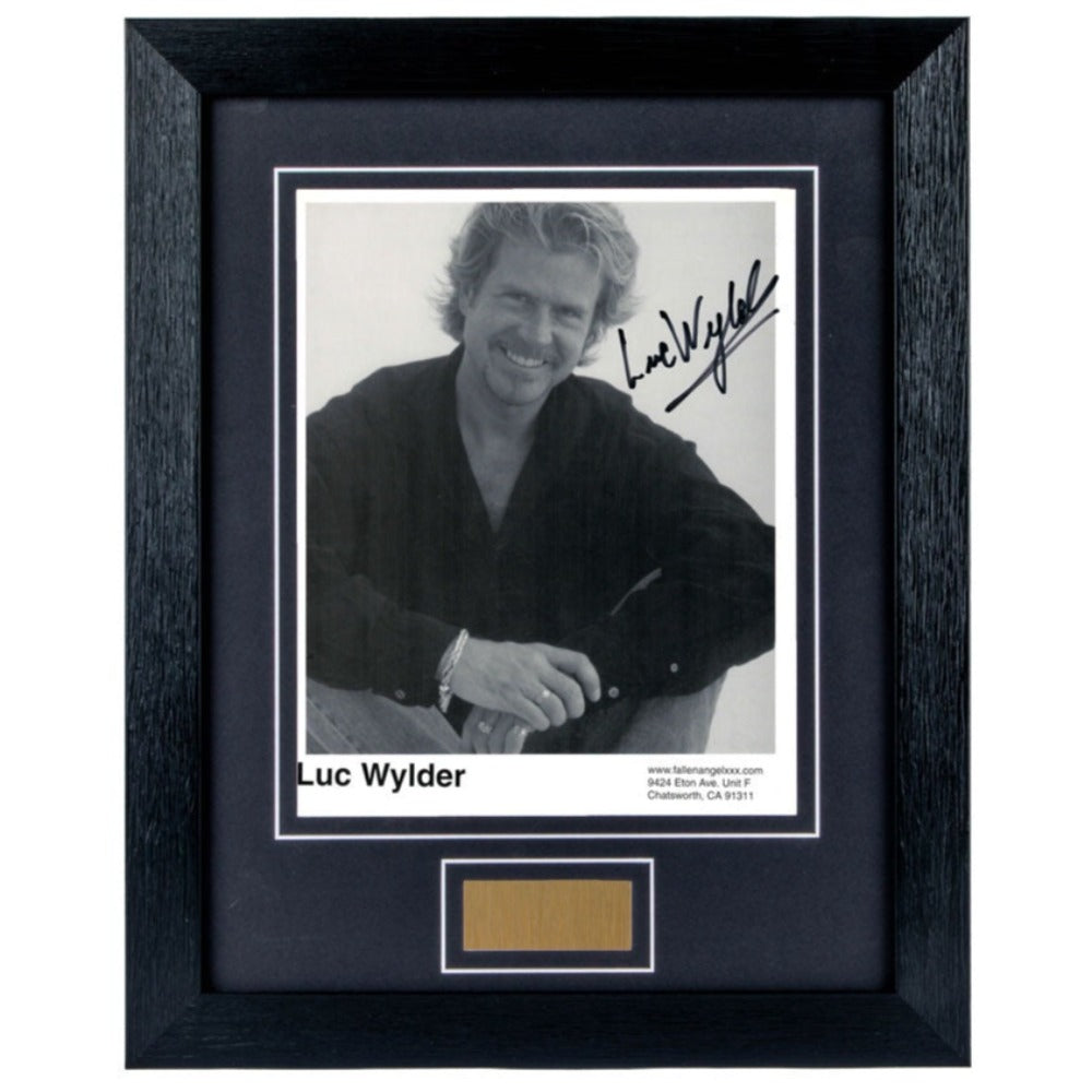 Luc Wylder Signed Framed Photo – exclusivesignings