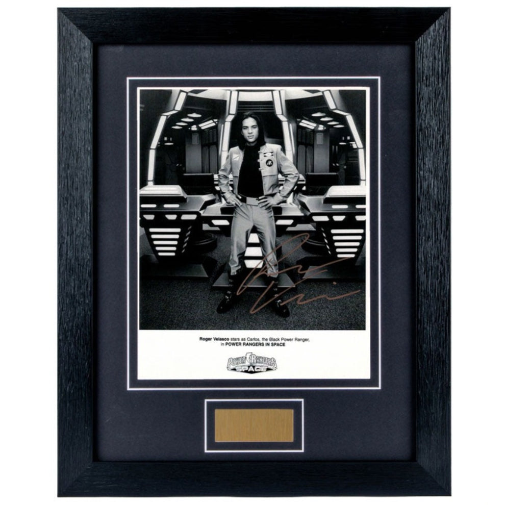 Roger Velasco Power Rangers Signed Framed Photo – exclusivesignings