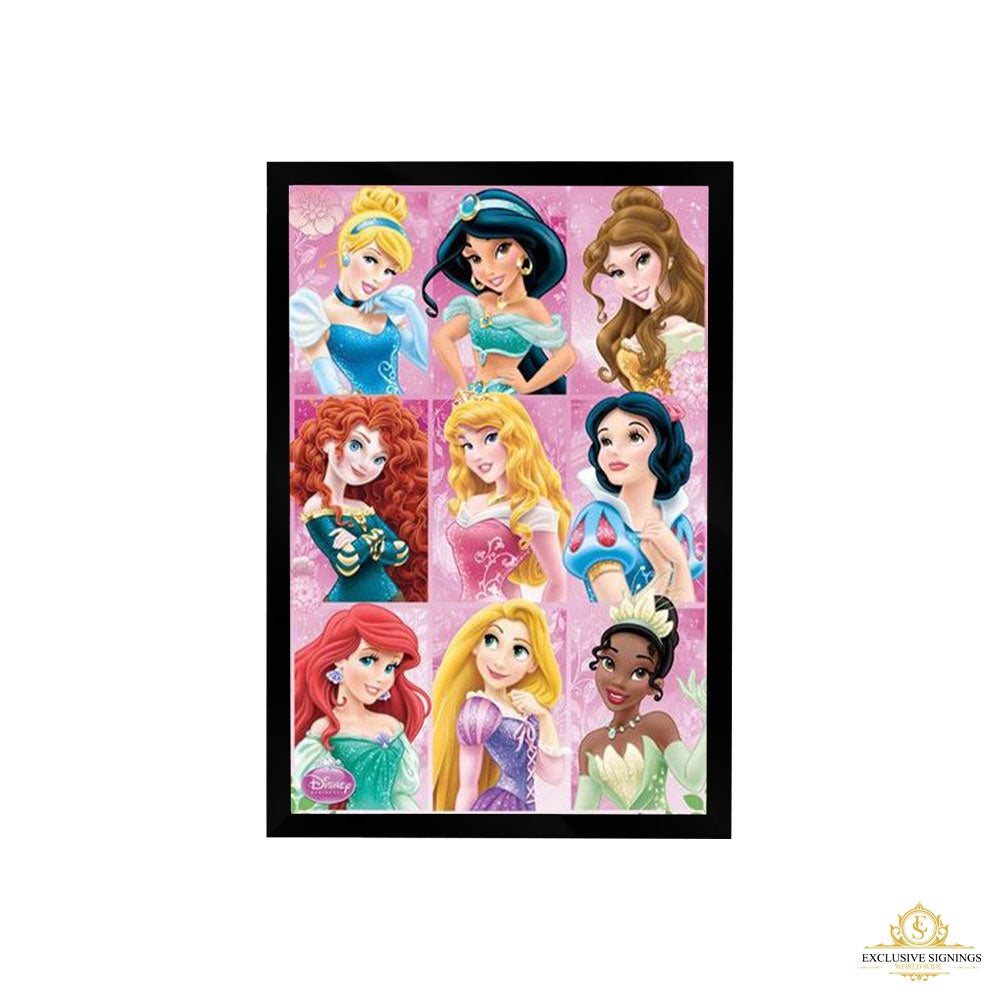 Disney Princess Poster Framed – exclusivesignings