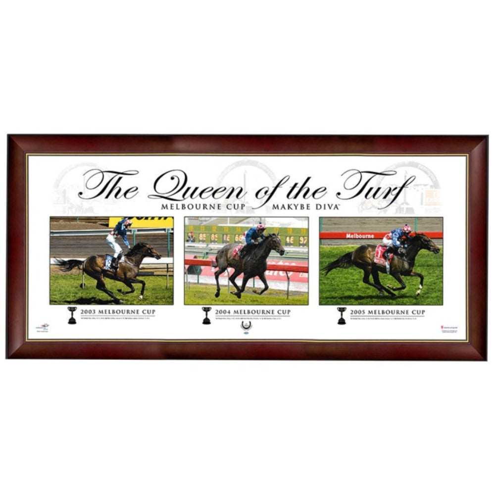 Makybe Diva "Queen Of The Turf" Print Framed – exclusivesignings