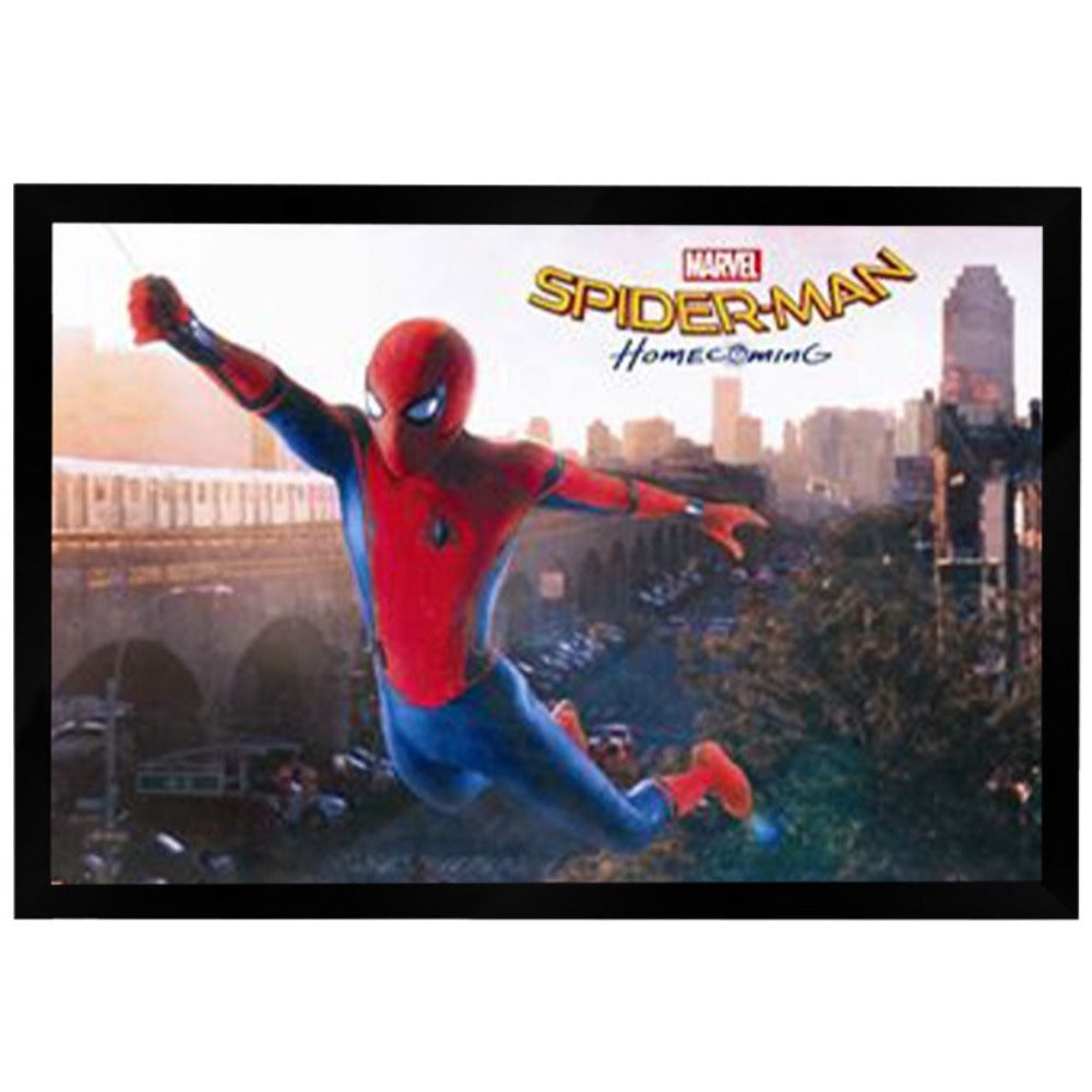 Spiderman Homecoming Poster Framed – exclusivesignings