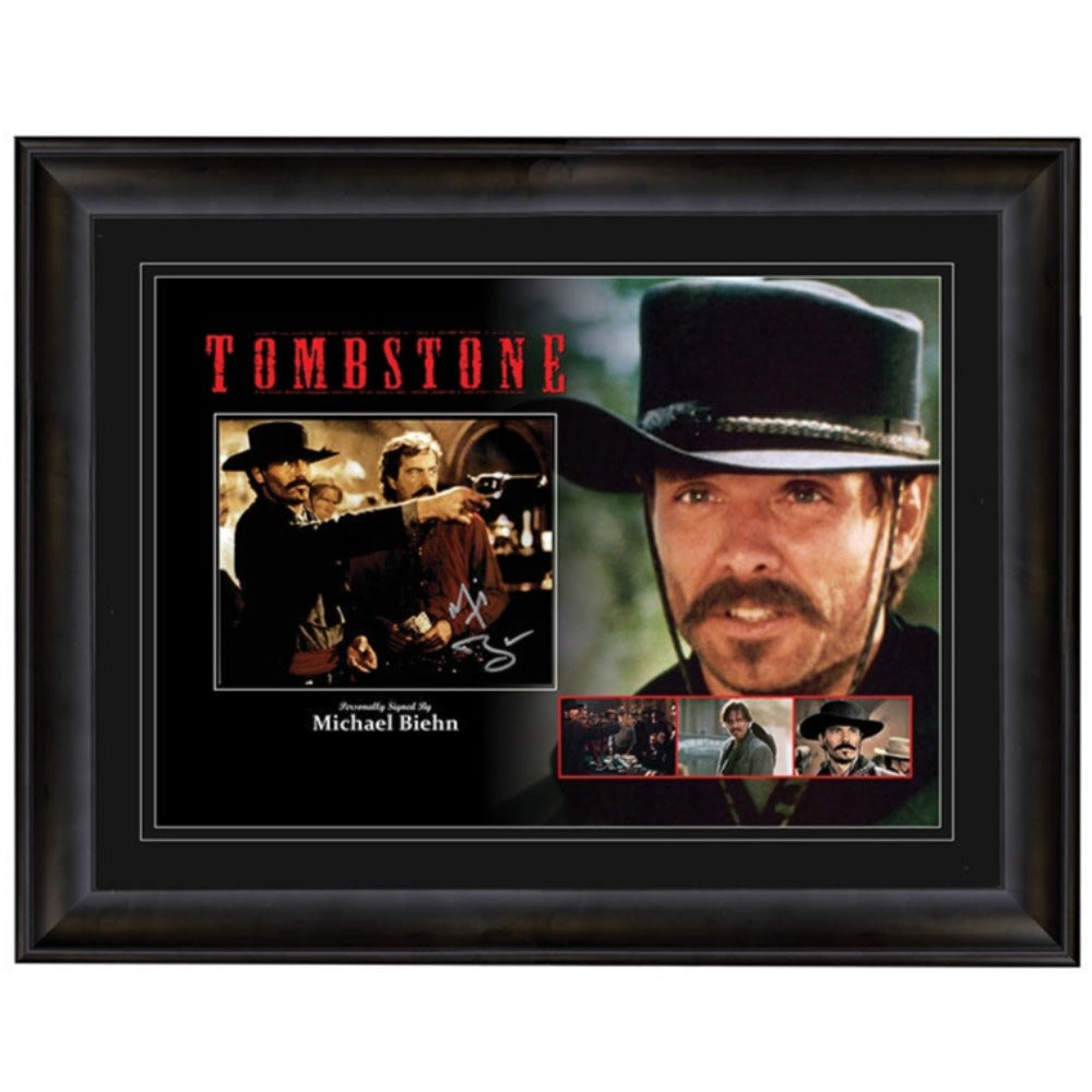 Tombstone Michael Biehn Signed 8x10 Photo Framed – exclusivesignings